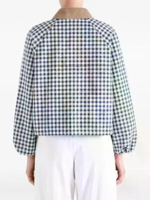 Barbour Ovingham Gingham Bomber Jacket