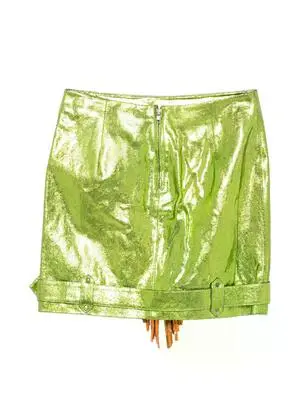 Jeremy Scott Fringed Mini Skirt