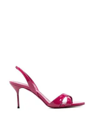 Paris Texas Patent Slingback Sandals - Pink