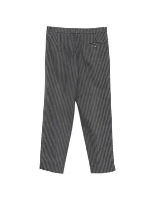 Miu Miu Cotton Pinstripe Tailored Trousers