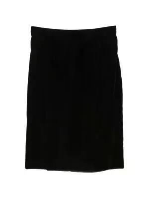 Valentino Garavani 1980s Zip-fastening Mini Skirt - Black