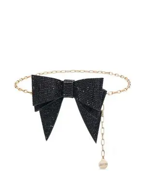 Judith Leiber Embellished Bow Belt