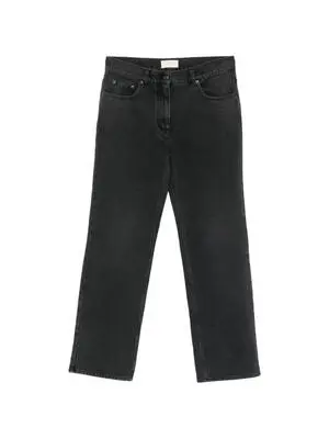 THE ROW Fargo Straight-leg Jeans - Black
