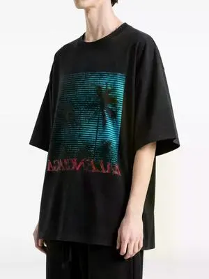 Balenciaga Vintage Holiday Graphic-print T-shirt