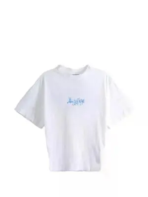 Balenciaga Logo Print T-shirt - White