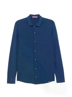 DRUMOHR Long-sleeve Button-up Shirt - Blue