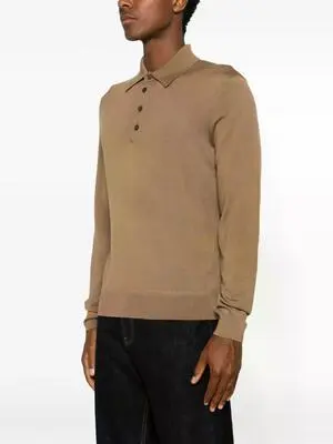 TOM FORD Long-sleeve Polo Shirt