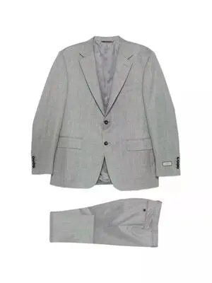 Canali Pinstripe Single-breasted Suit - Grey