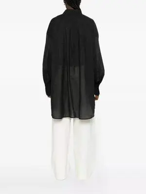 TOTEME Monogram Patterned Oversized Shirt
