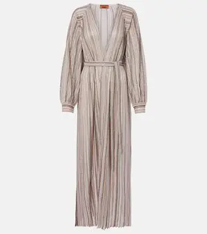 Missoni Striped Lame Wrap Cardigan - Multicoloured