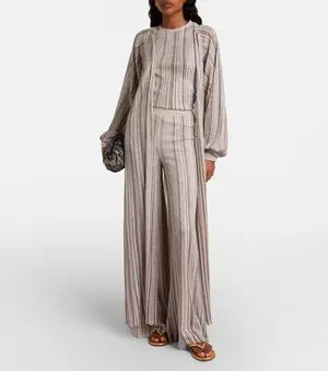 Missoni Sequined Striped Lame Top
