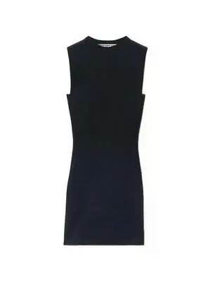 Alexander Wang Rib-knit Mini Dress - Black