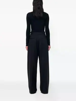 Another Tomorrow Cut-out Knitted Top