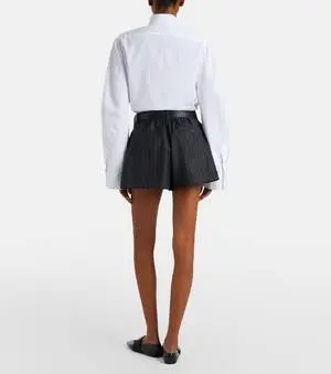 Givenchy Pinstripe Wool Shorts