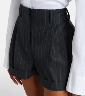 Givenchy Pinstripe Wool Shorts