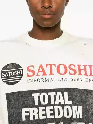 SATOSHI NAKAMOTO Graphic-print T-shirt