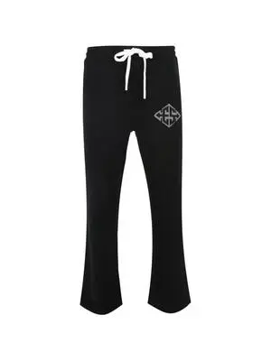 EXIT SOCIETY Xxx Logo-print Drawstring Track Pants - Black