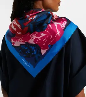 Givenchy Printed Silk Scarf