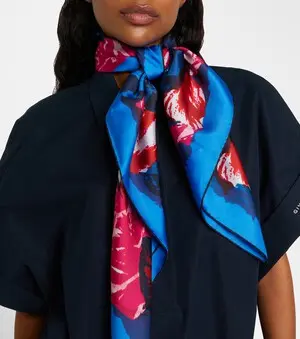 Givenchy Printed Silk Scarf