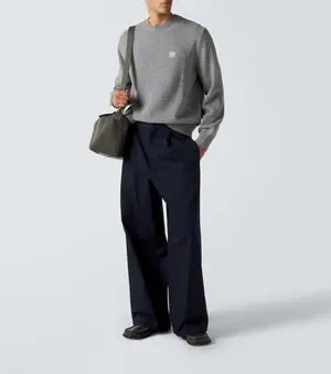 Loewe Anagram Wool Sweater - Grey