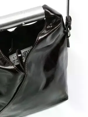 MAISON MARGIELA Japanese Patent Leather Tote Bag - Brown