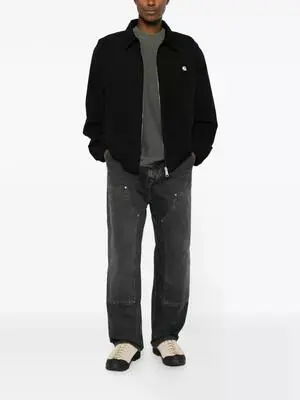 Carhartt Work In Progress Corduroy Collar Zip-up Jacket - Black