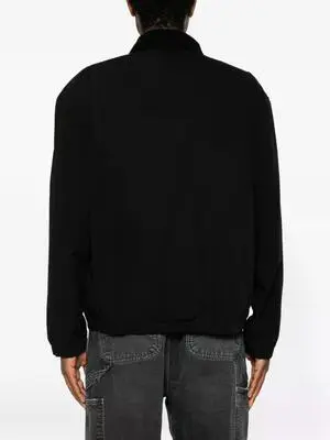 Carhartt Work In Progress Corduroy Collar Zip-up Jacket - Black