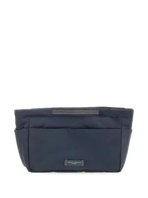 GIANNI CHIARINI Contrast-stitching Clutch Bag