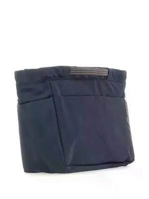 GIANNI CHIARINI Contrast-stitching Clutch Bag
