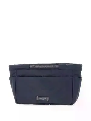 GIANNI CHIARINI Contrast-stitching Clutch Bag