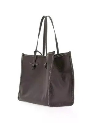 MARCELLA CLUB Marcella Knot-detail Leather Tote Bag