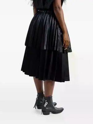 Comme Des Garçons Pleated Midi Skirt