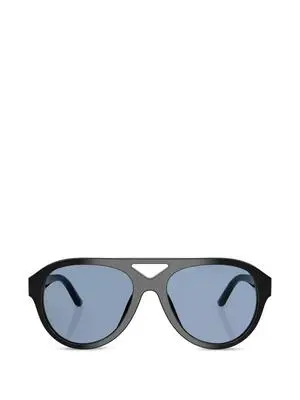 Tory Burch Millher Pilot Sunglasses - Black
