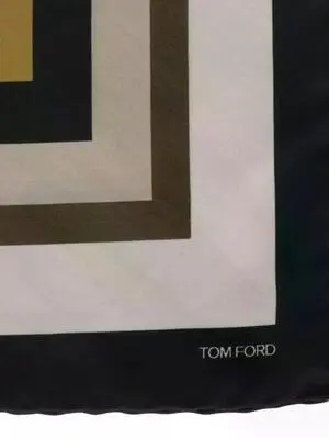 TOM FORD Geometric-print Pocket Square