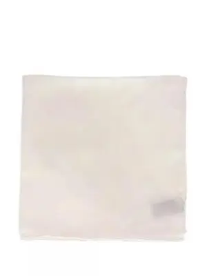 TOM FORD Rolled-edge Pocket Square - Neutrals