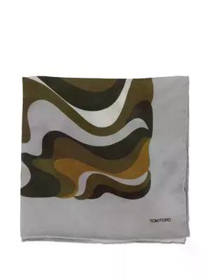 TOM FORD Abstract-print Pocket Square