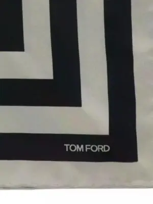 TOM FORD Geometric-print Pocket Square