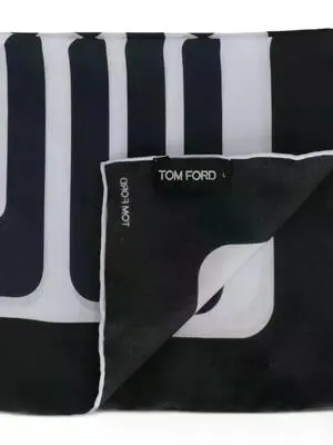 TOM FORD Geometric-print Pocket Square