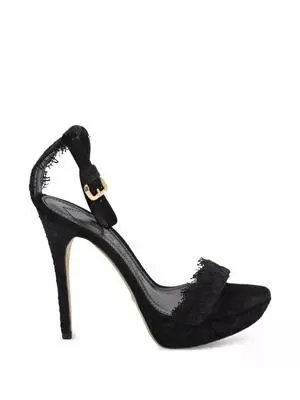 Burberry Polesden Lace-trim Platform Sandals