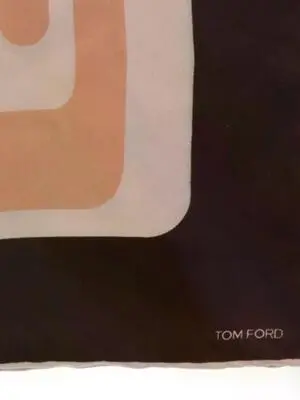 TOM FORD Geometric-print Pocket Square