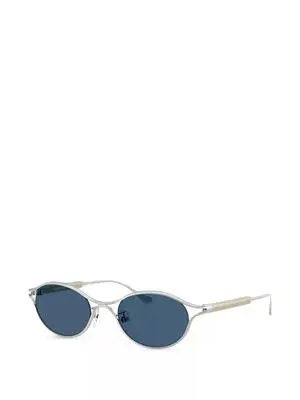 Tory Burch Deco Oval-frame Sunglasses