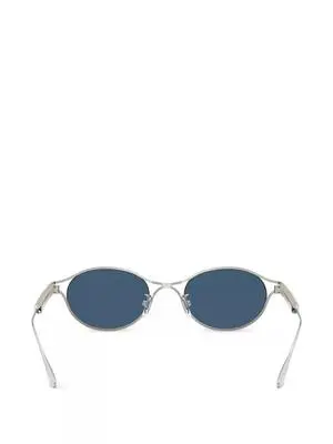 Tory Burch Deco Oval-frame Sunglasses