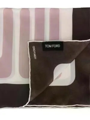 TOM FORD Geometric-print Pocket Square