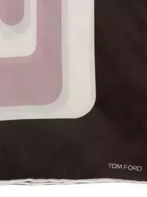 TOM FORD Geometric-print Pocket Square