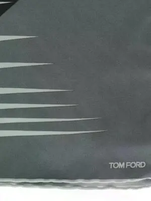TOM FORD Geometric-print Logo Pocket Square