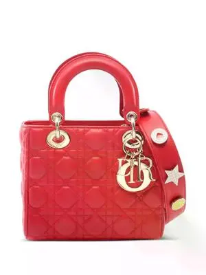 Dior Lady Tote Bag - Red