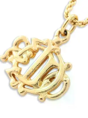 Dior Emblem Logo Necklace