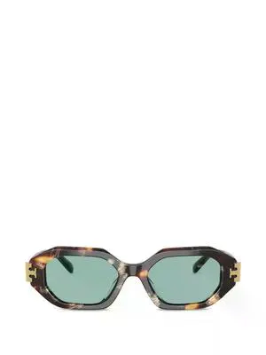 Tory Burch Double T Geometric Sunglasses