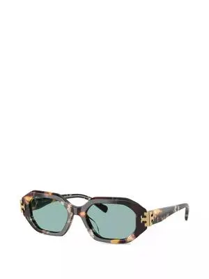 Tory Burch Double T Geometric Sunglasses