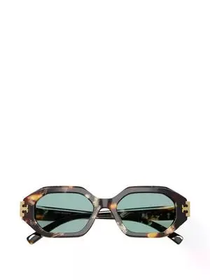 Tory Burch Double T Geometric Sunglasses